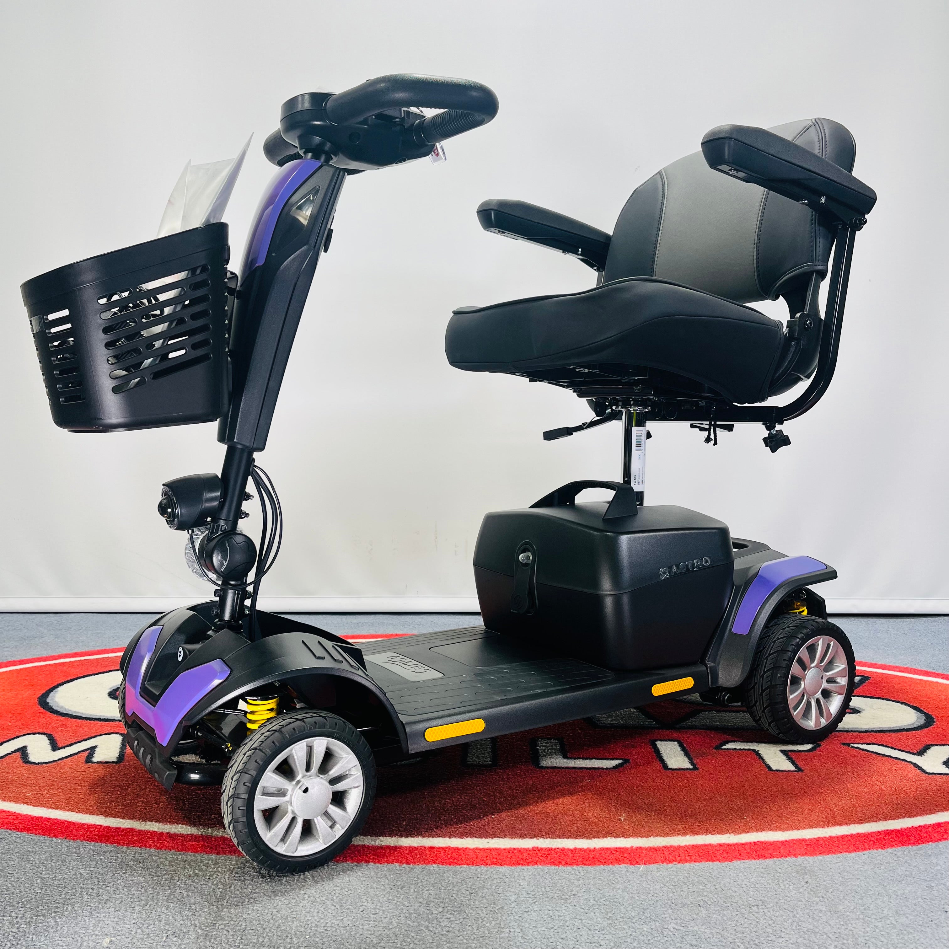 Ex Demo X-Go Astro Portable Mobility Scooter Buggy (Purple)