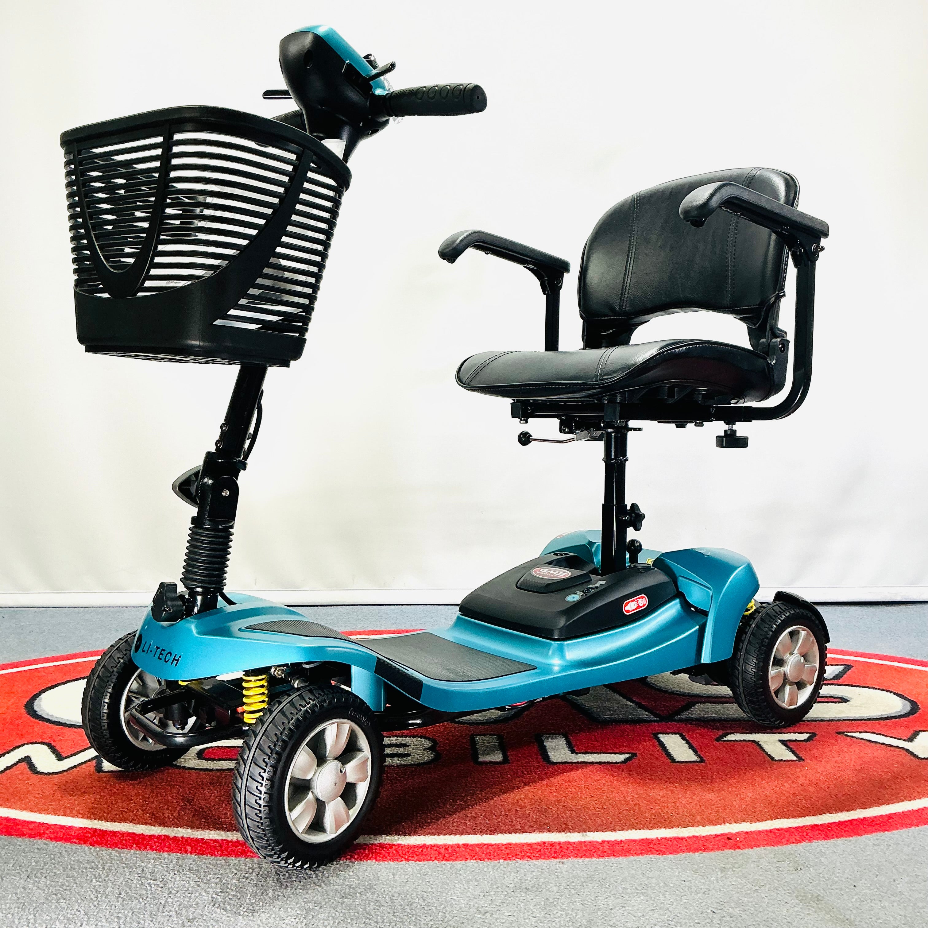 Li-Tech Air Plus Lightweight Portable Used Mobility Scooter Refurbished ...