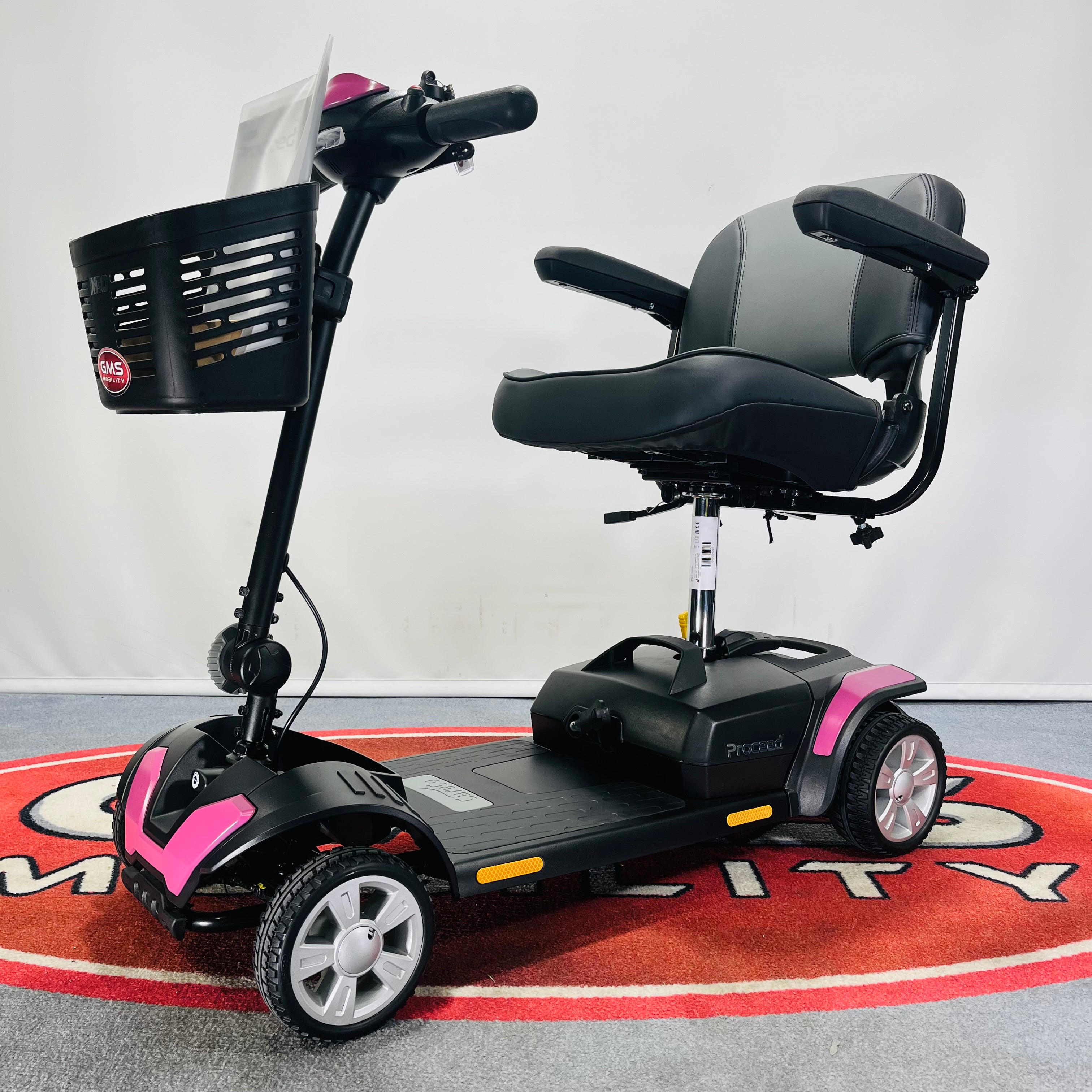 Ex Demo X-Go Proceed Portable Mobility Scooter Buggy (Pink)