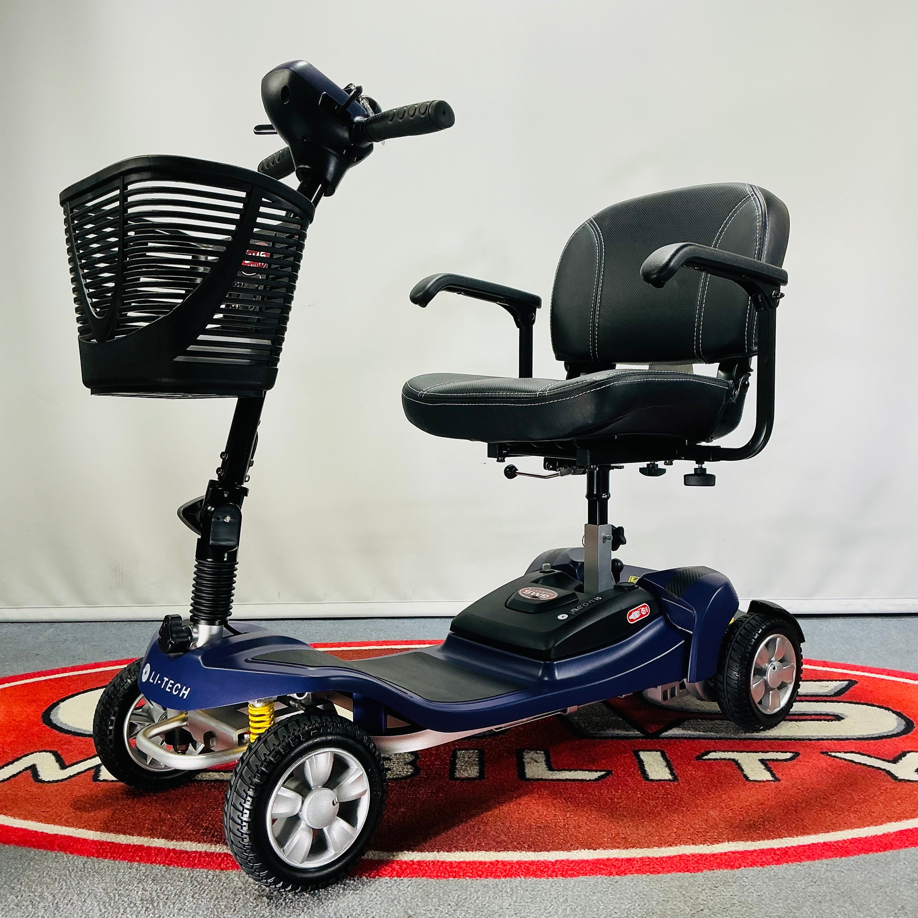 Ex-Demo 2025 Li-Tech Neon 15 Lightweight Portable Lithium Mobility Sco